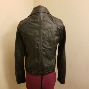 Ci Sono | Jackets & Coats | Ci Sono By Cavalini Black Faux Leather Jac ...